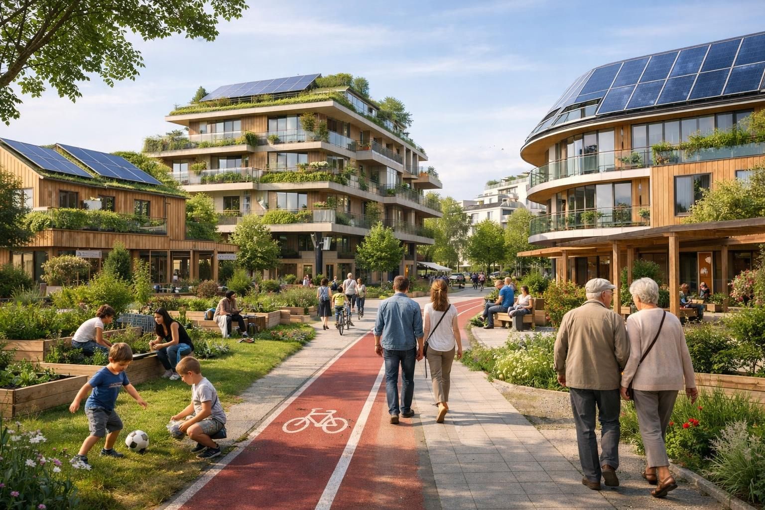 Éco-quartiers : Nouveaux Modèles Verts En France